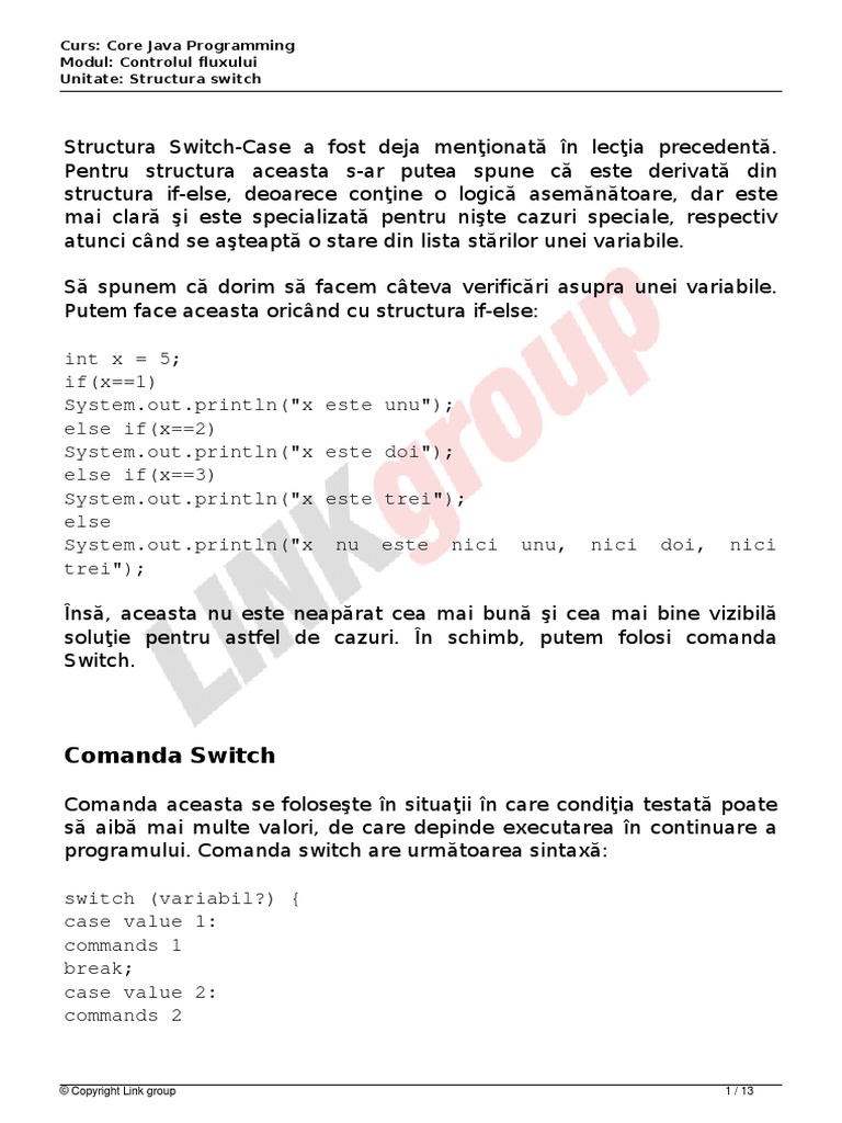2.2.structura Switch | PDF