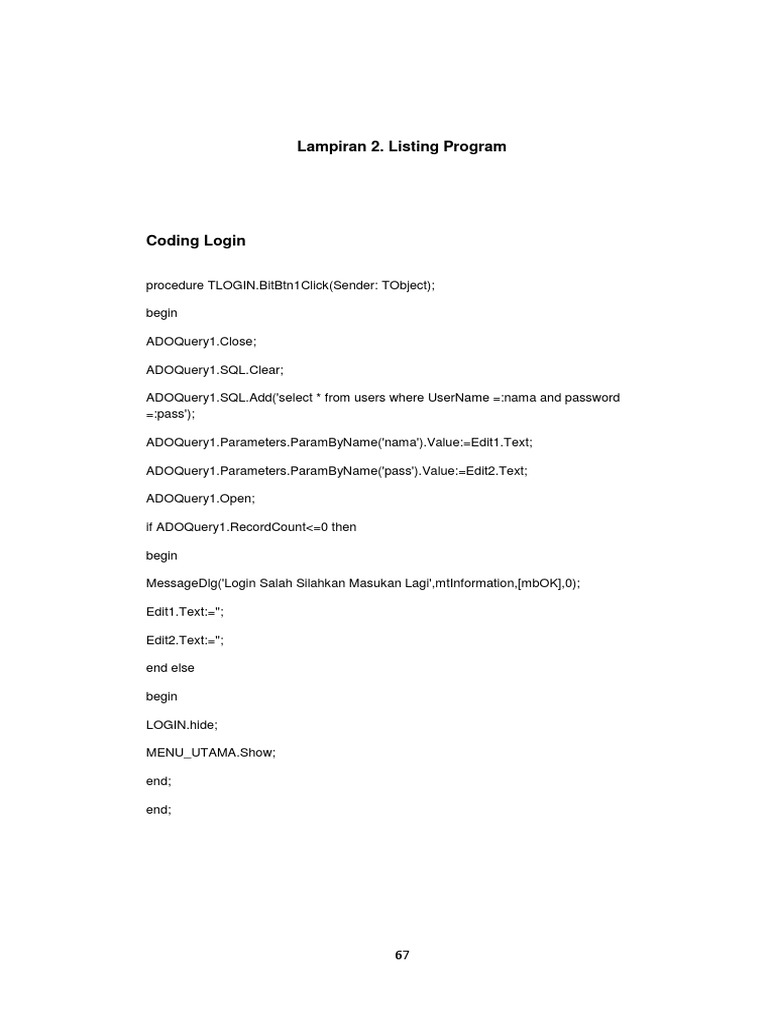 Listing Program | PDF