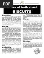 Manufacturing Process of Biscuits | Biscuit | Baking