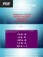 MATH 6 QUARTER 1 WEEK 2.docx Edited | PDF | Multiplication | Arithmetic