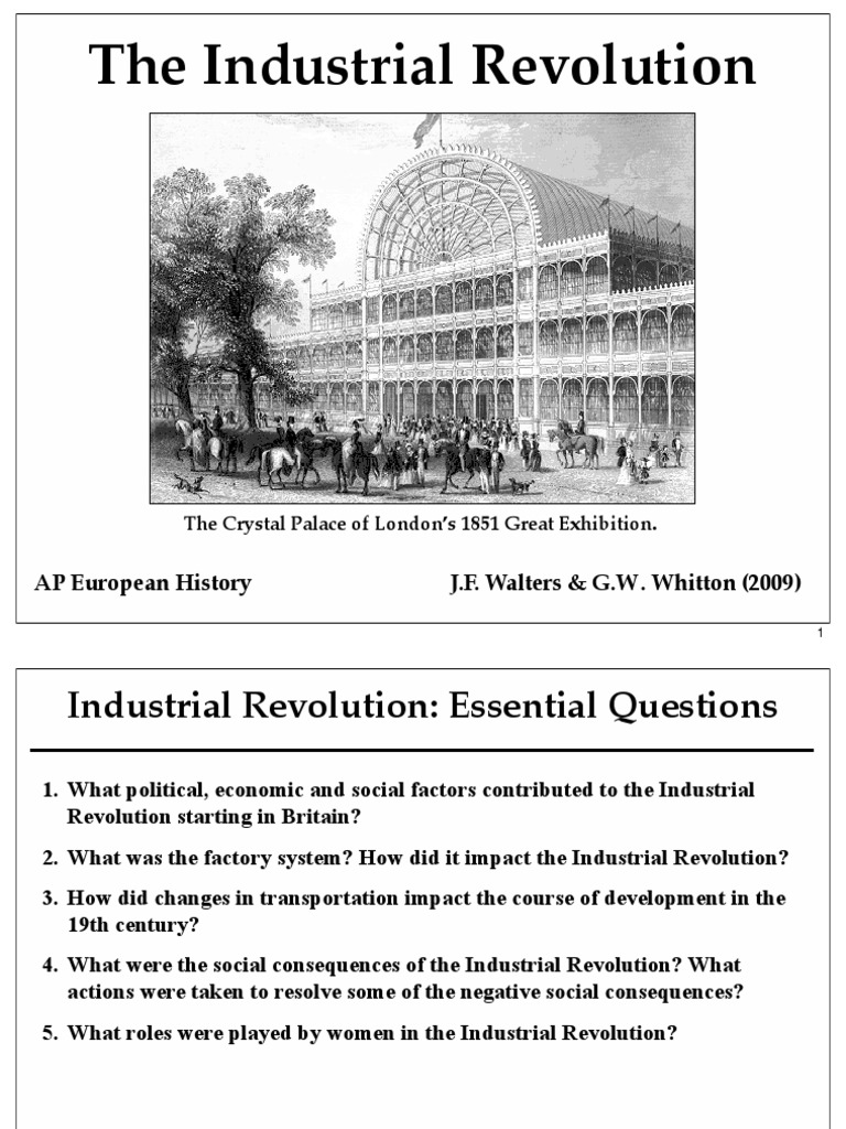 4 A Industrial Revolution | PDF | Industrial Revolution | Agriculture