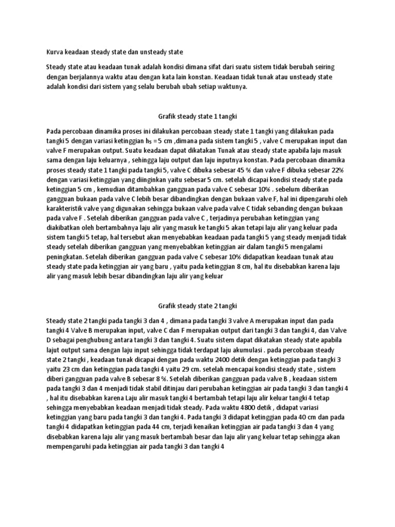 Steady State 1 2 3 | PDF