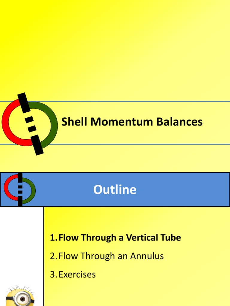 Shell Momentum Balances | PDF | Laminar Flow | Fluid Dynamics