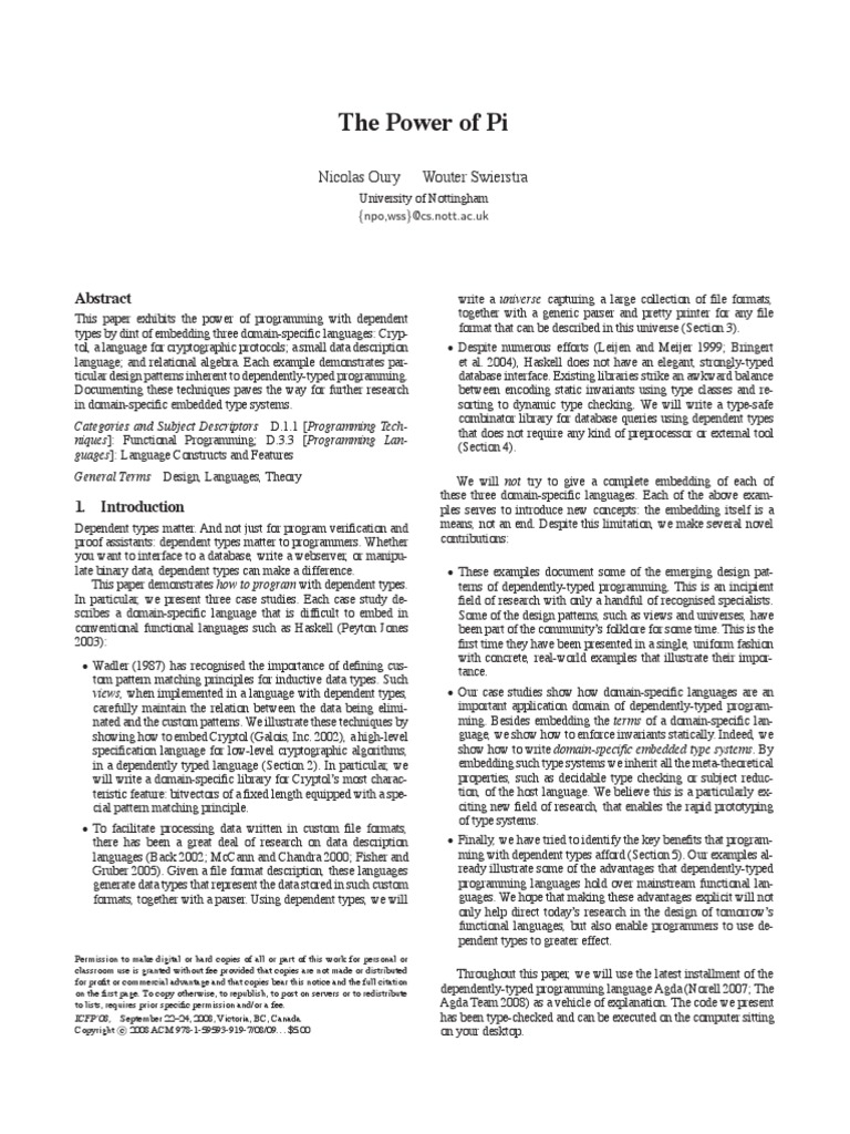 The Power of Pi | PDF | Data Type | File Format