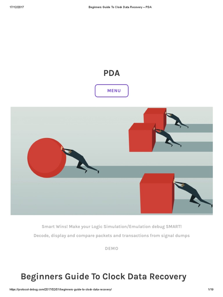 Beginners Guide To Clock Data Recovery - PDA | PDF | Sampling (Signal ...