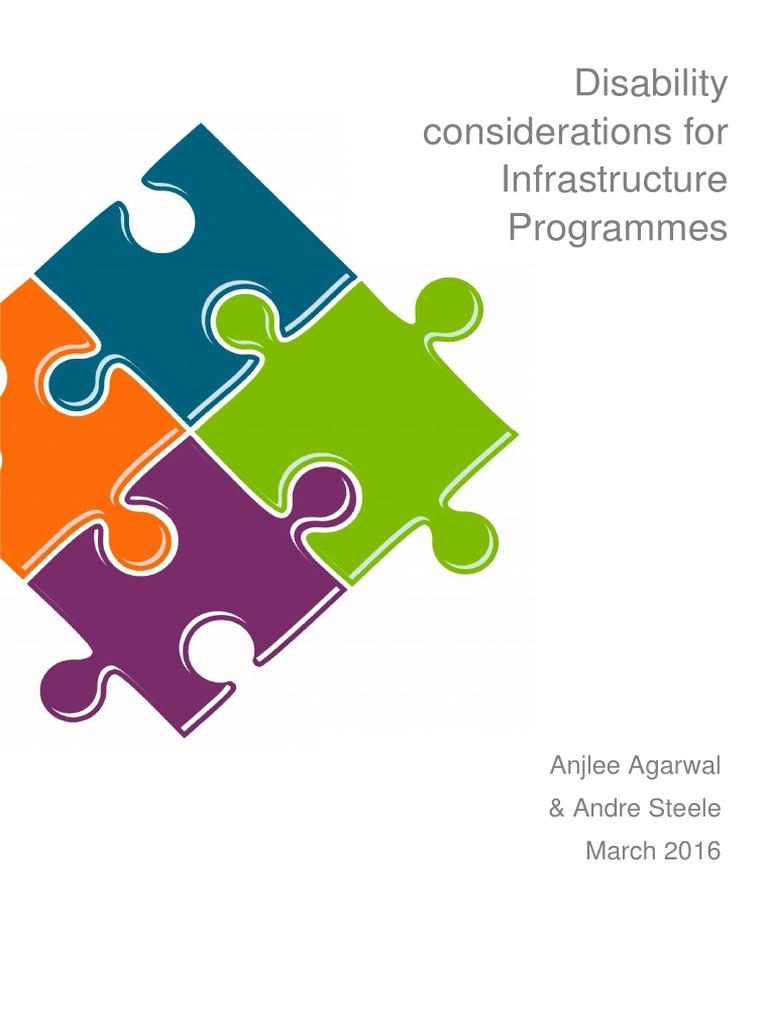 Disability Considerations For Infrastructure | PDF | Accessibility ...