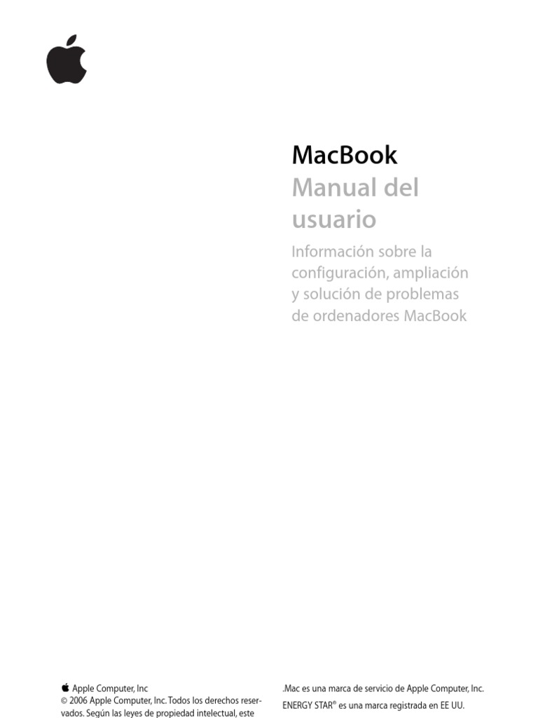 MacBook 13inch Users Guide | PDF | USB | Mac OS
