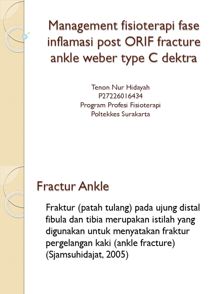 Penanganan Fisioterapi Inflamasi Post Operasi | PDF