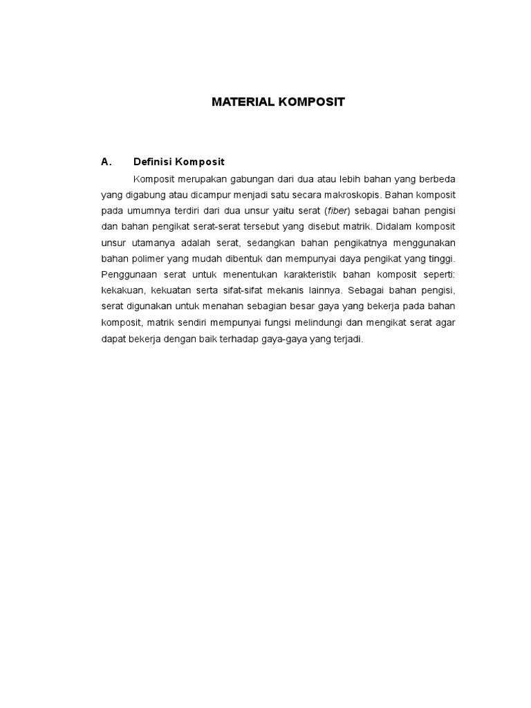 Tugas Material Komposit | PDF
