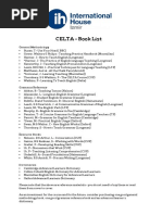 CELTA Reading List | PDF