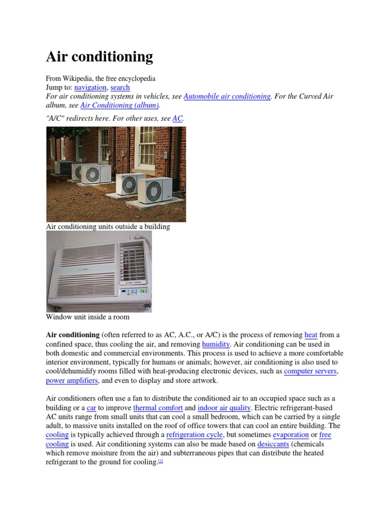 Automobile Air Conditioning Air Conditioning (Album) AC | PDF | Air ...
