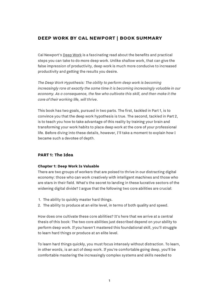 Deep-Work-by-Cal-Newport-Book-Summary.pdf | Meditation | Attention