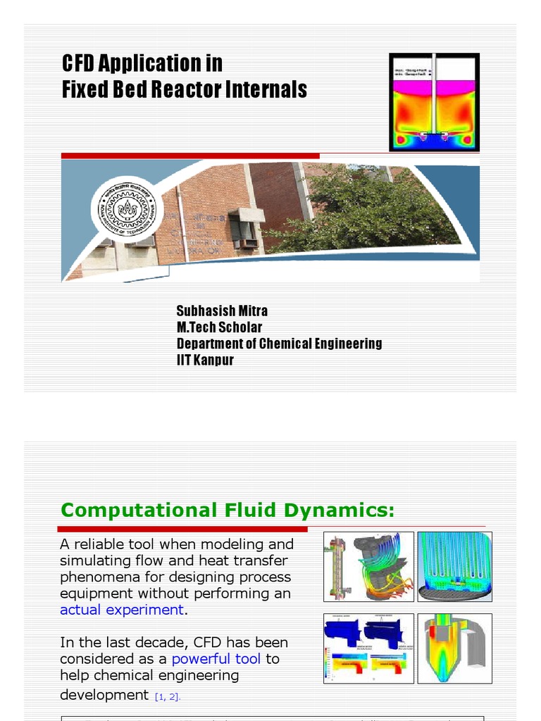 CFD Application in Fixed Bed Reactor Internals | PDF | Computational ...