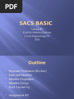 SACS Tutorial-1 PDF | PDF | Software | Computing