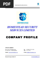 Security Company Profile Sample | PDF | Computers