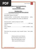 Skrip Majlis Pertunangan Pihak Lelaki | PDF