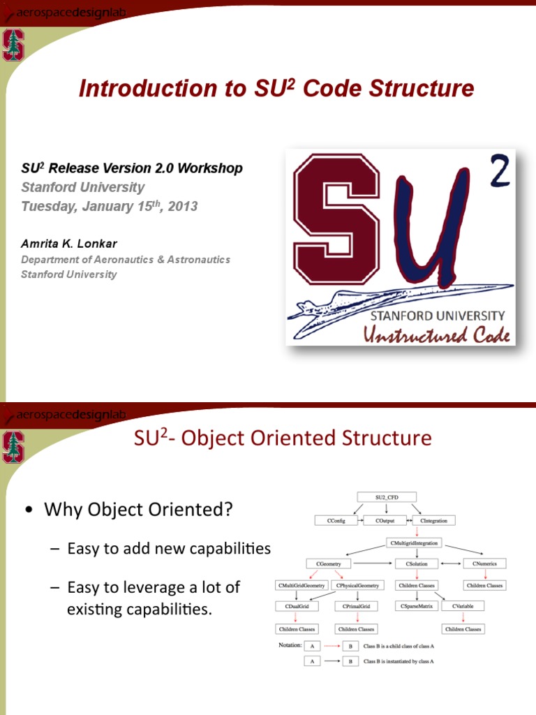 Introduction To The SU2 Code Structure | PDF | Fluid Mechanics ...