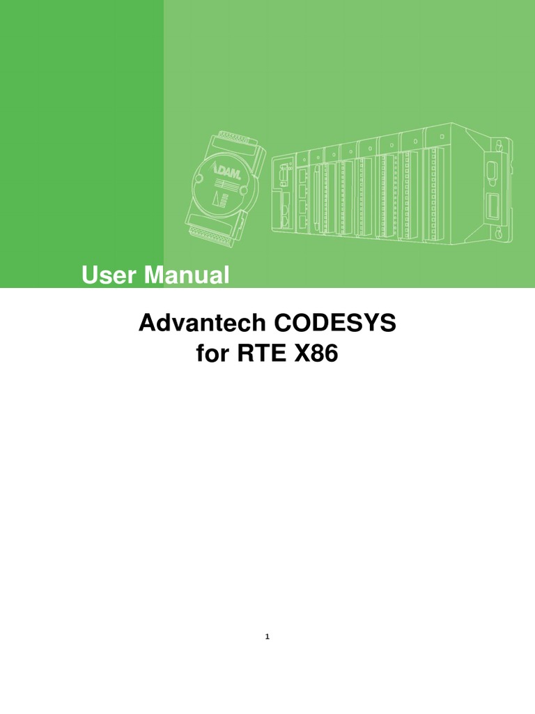 Advantech Codesys User Manual | Download Free PDF | Input/Output | Bit
