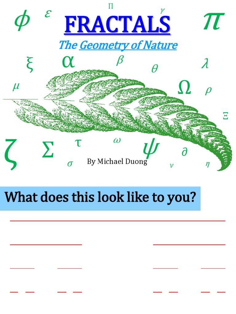 The Geometry of Nature: Fractals | PDF | Fractal | Mathematical Analysis