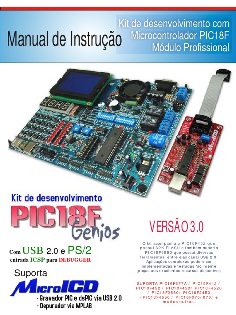 Manual PicGenios PDF | PDF | Microcontrolador | PCs (computadores)