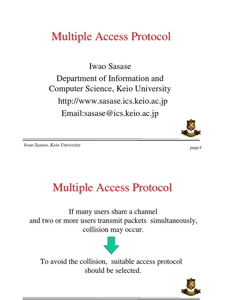 Multiple Access Protocol | Channel Access Method | Internet Protocols