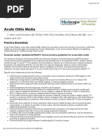 NICE Otitis Media Guideline 2022 | PDF | Medicine | Diseases And Disorders