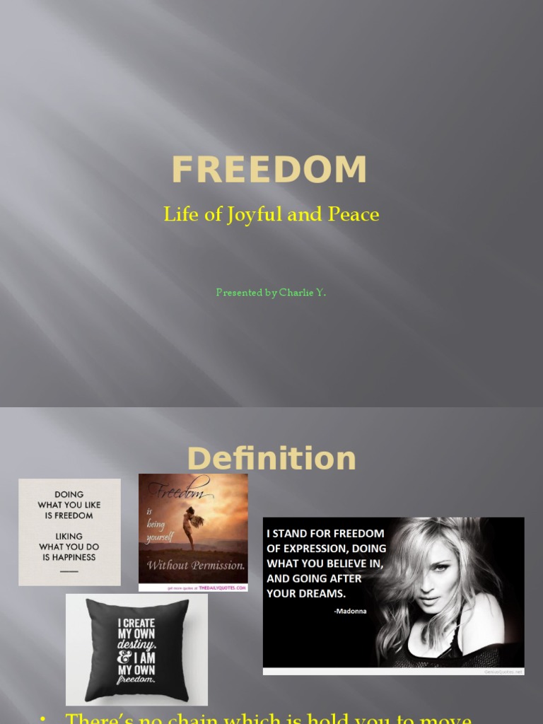 The Path to True Freedom: Understanding the Difference Between False ...