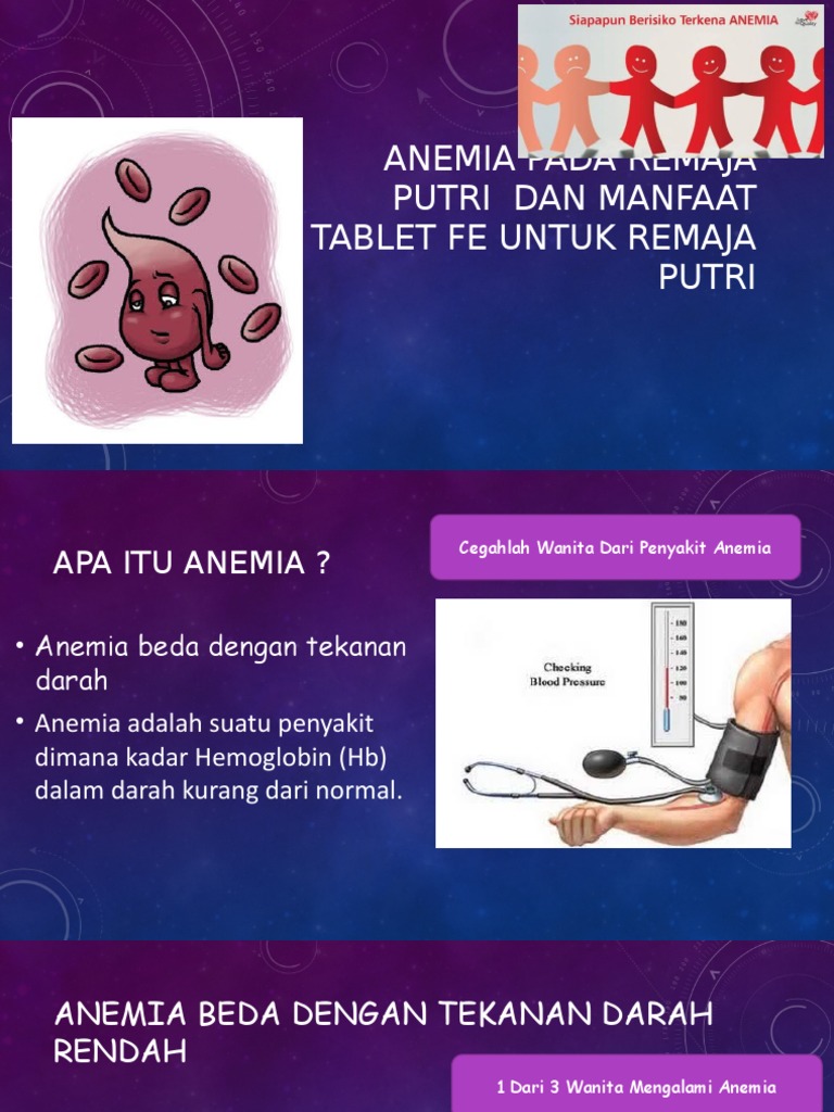 Anemia Pada Remaja Putri Dan Manfaat Tablet Fe | PDF