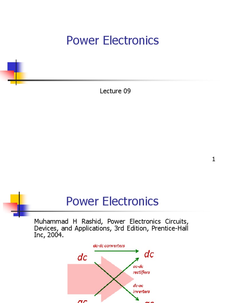Power Electronics | PDF | Electrical Network | Power Electronics