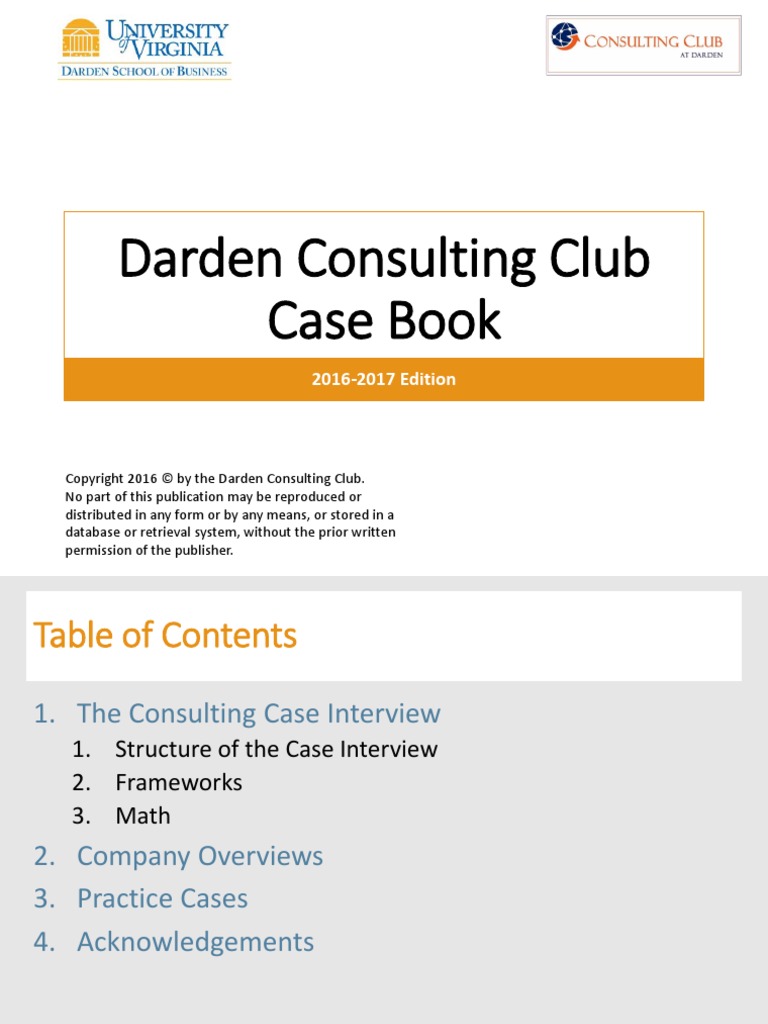 Darden Case Book 2016 17 | PDF | Mc Kinsey & Company | Strategic Management