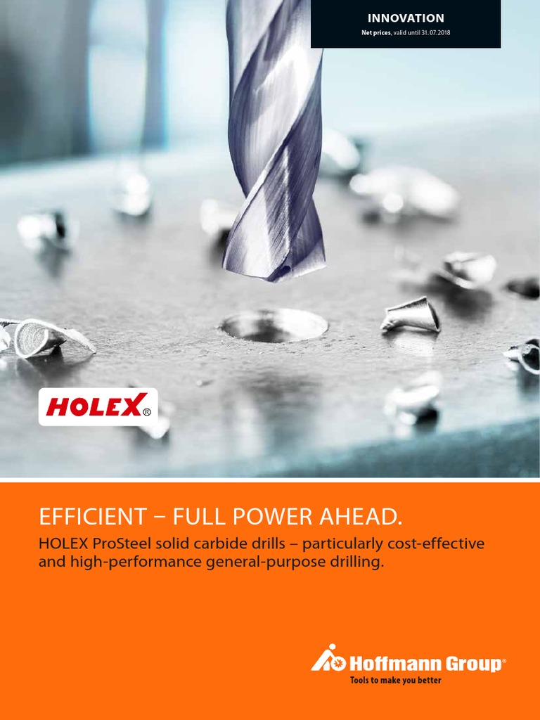 HOLEX 2017-2018 | Drilling | Steel | Free 30-day Trial | Scribd