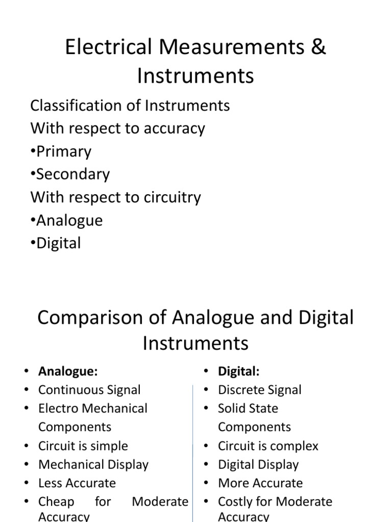 Electrical Measurements & Instruments | PDF | Kilowatt Hour | Electric ...