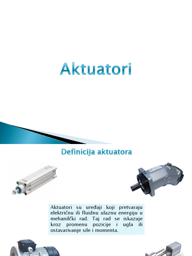Aktuatori | PDF