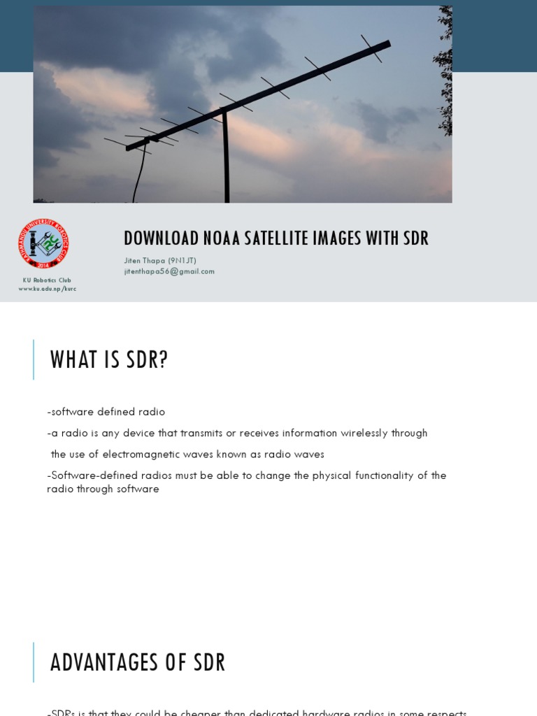 Noaa Satellite Images With SDR | PDF | Software Defined Radio | Radio