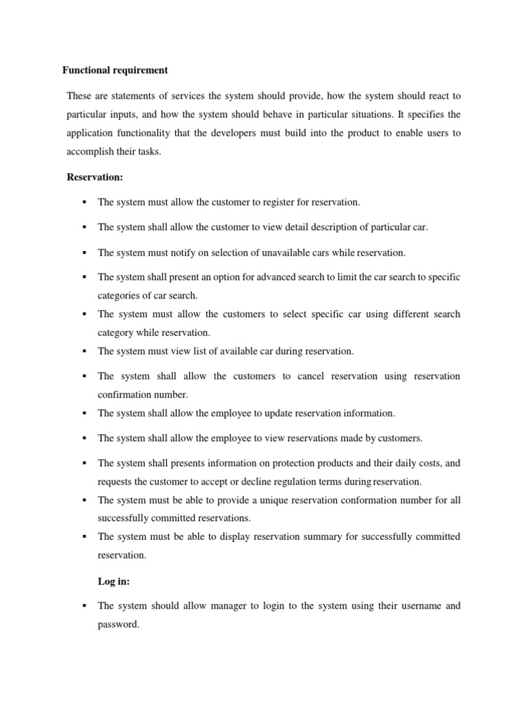 Functional Requirement | Download Free PDF | User (Computing) | Password