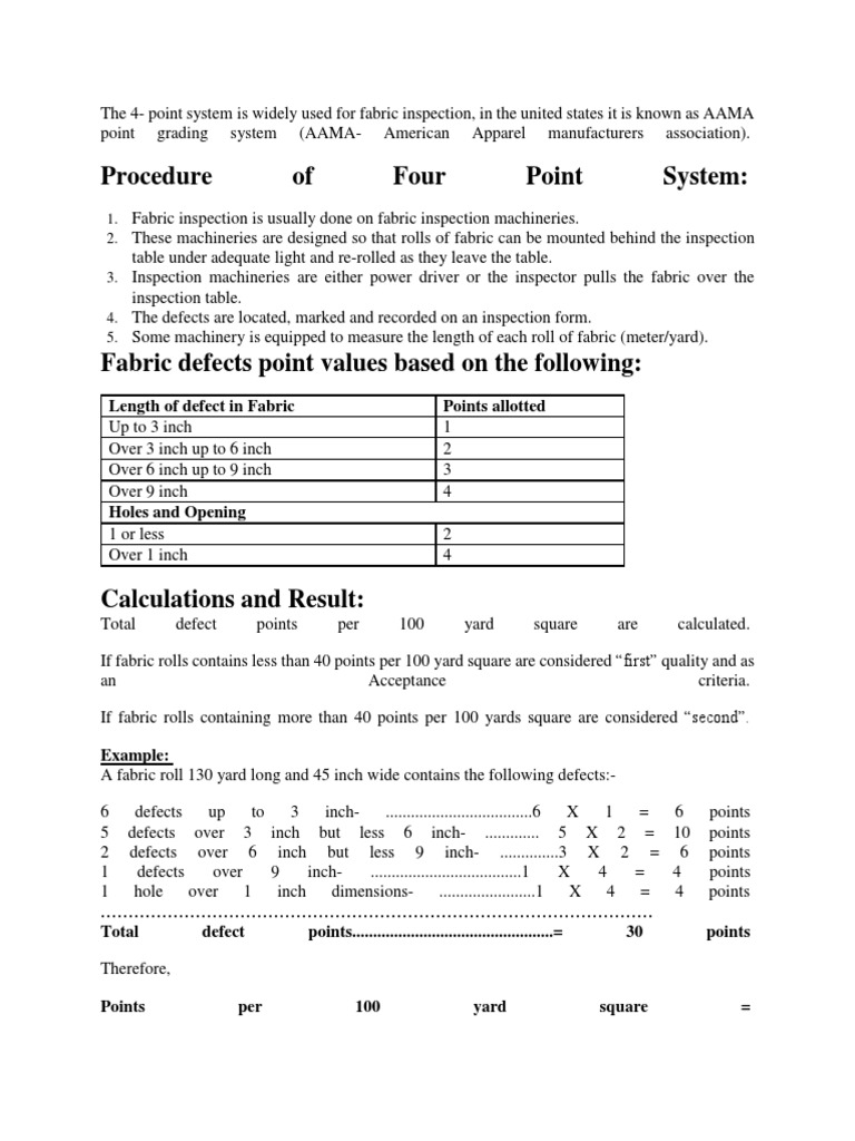 4 Point System | PDF | Inch | Nature