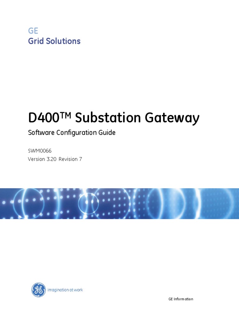 SWM0066 D400 Software Configuration Guide V320 R7 | PDF | Scada | Databases