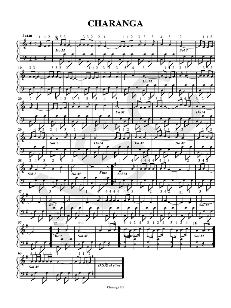 Charanga Partitura | PDF