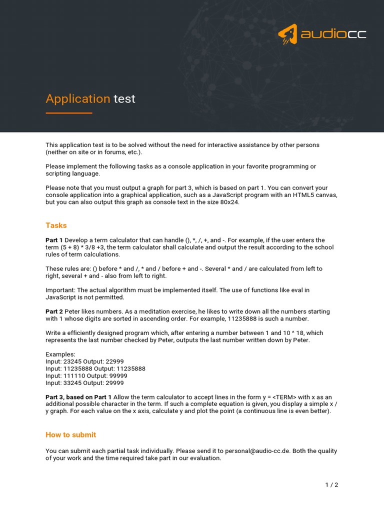 Tasks | PDF | Input/Output | Command Line Interface