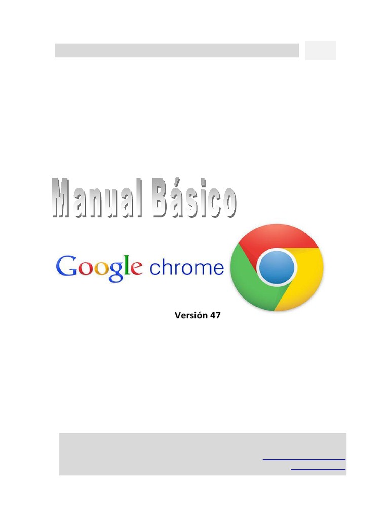 Manual básico de Google Chrome 47 | PDF | Point and Click | Ventana ...
