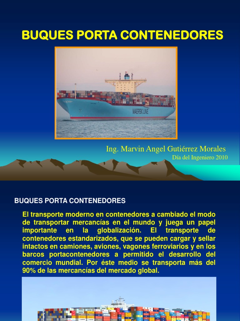 Evolución de los Buques Portacontenedores | PDF | Construcción naval ...