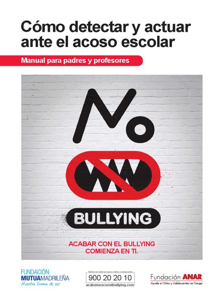 Manual para Detectar el Bullying Escolar | PDF | Acoso cibernético ...
