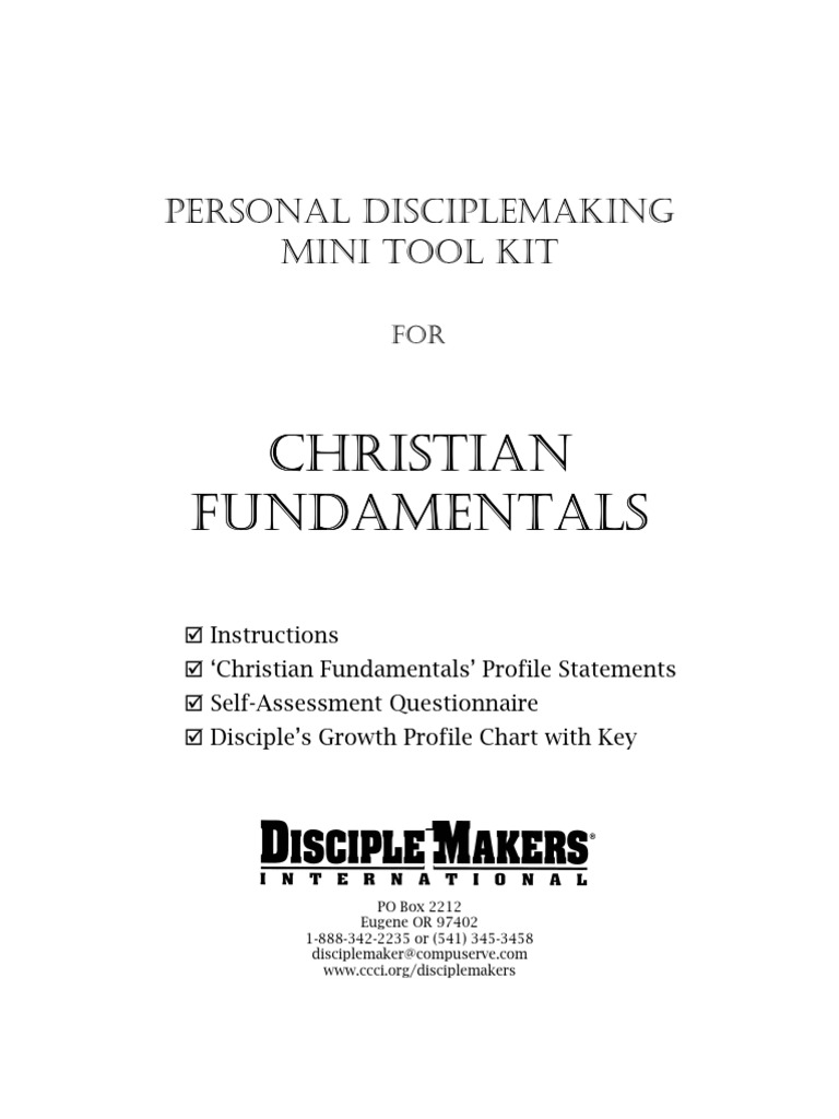 Disciplers Minikit | PDF | Disciple (Christianity) | Jesus