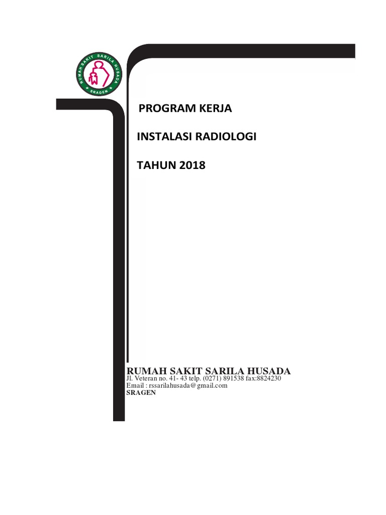 Program Kerja Radiologi 2017 | PDF