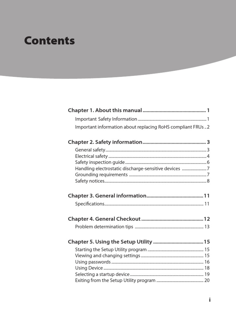Lenovo H3 Series Hardware Maintenance Manual V2.0 | PDF | Electrostatic ...