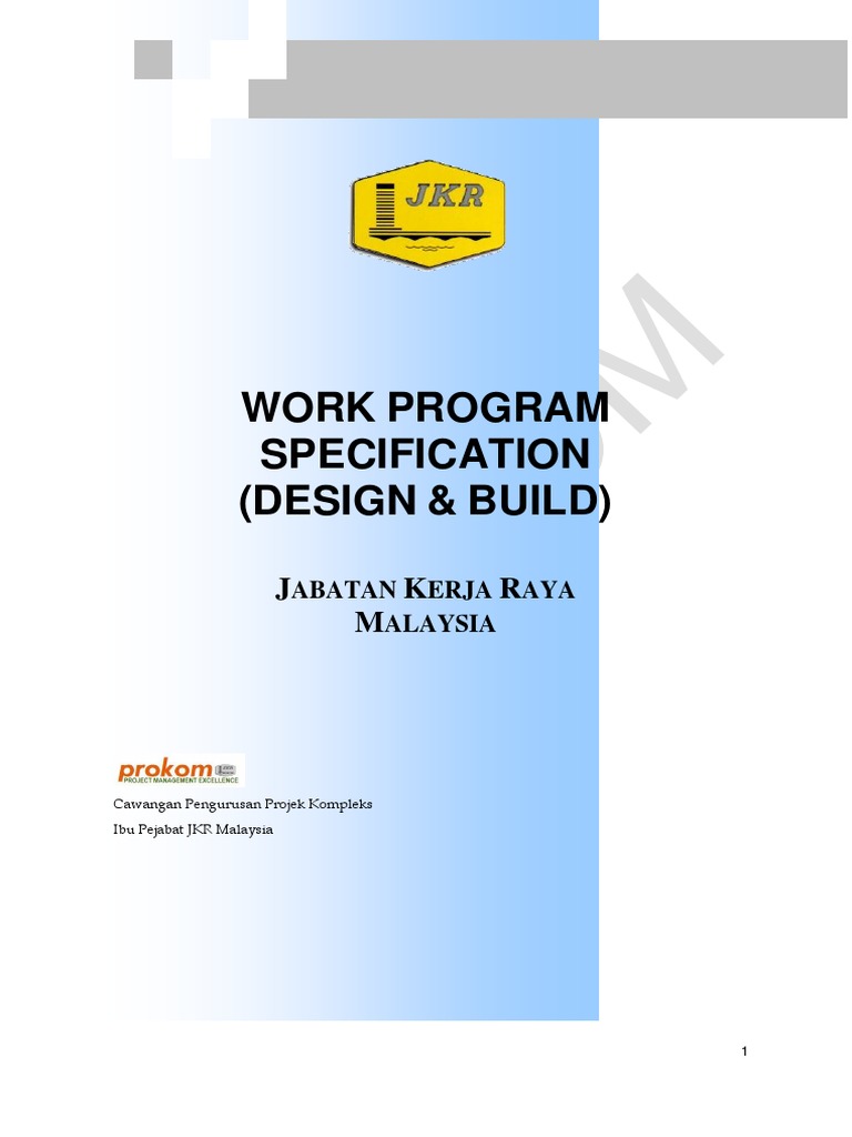Work Program Specification (Design & Build) | PDF | Business