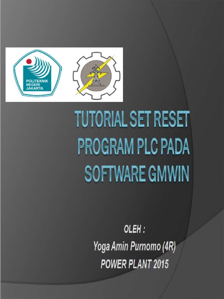 Tutorial Program PLC Dengan Set Reset 2 Loop Menggunakan Software PLC GMWIN | PDF