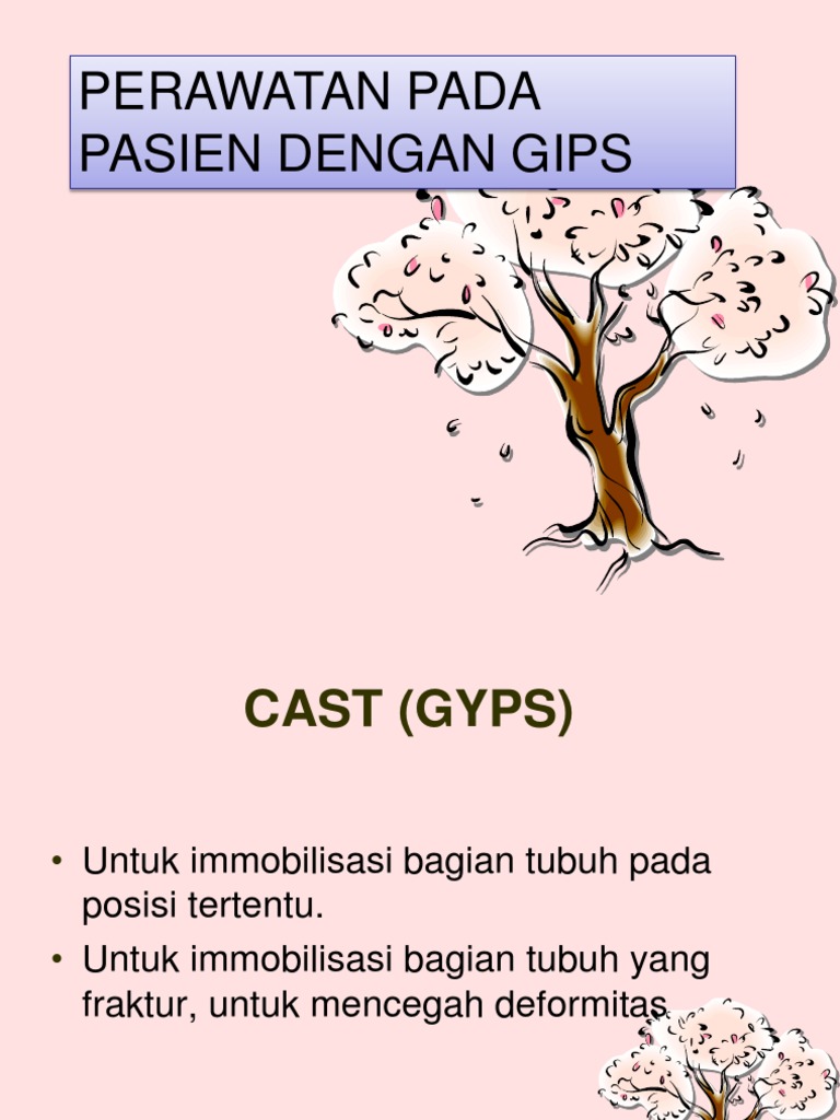 Perawatan Pasien dengan Gips | PDF | Griya & Taman