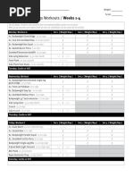 12-Week Squat Program for 1RM Progress | PDF | Physical Exercise ...