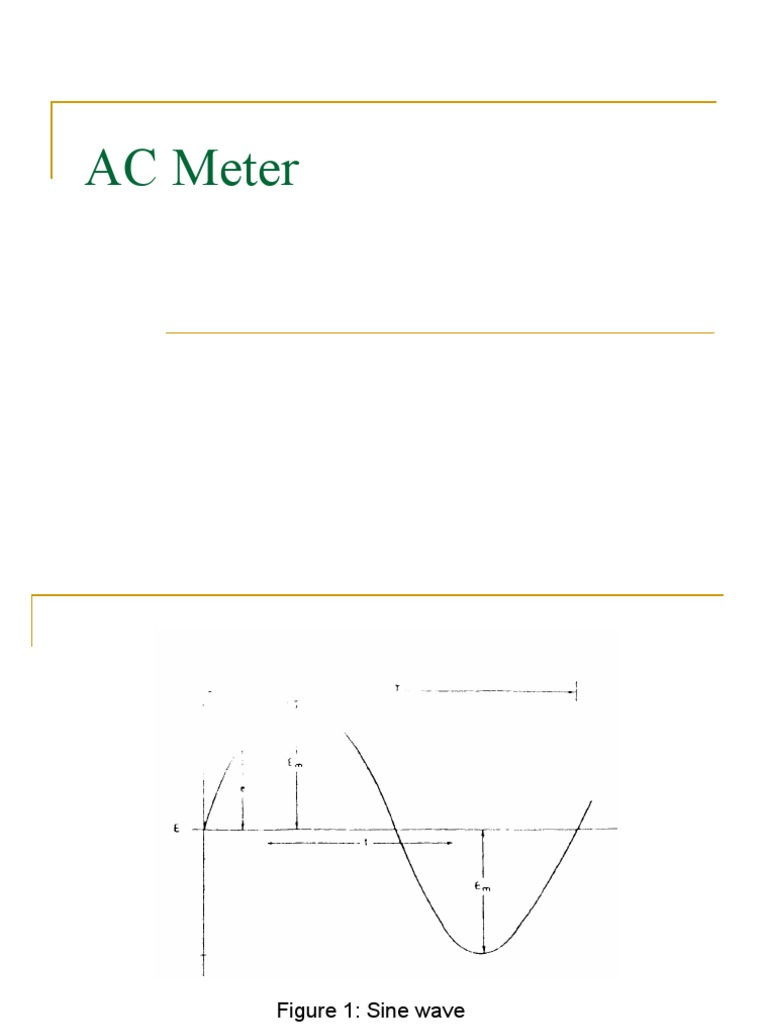 AC Meter Types and Measurement Techniques | PDF | Amplitude | Rectifier